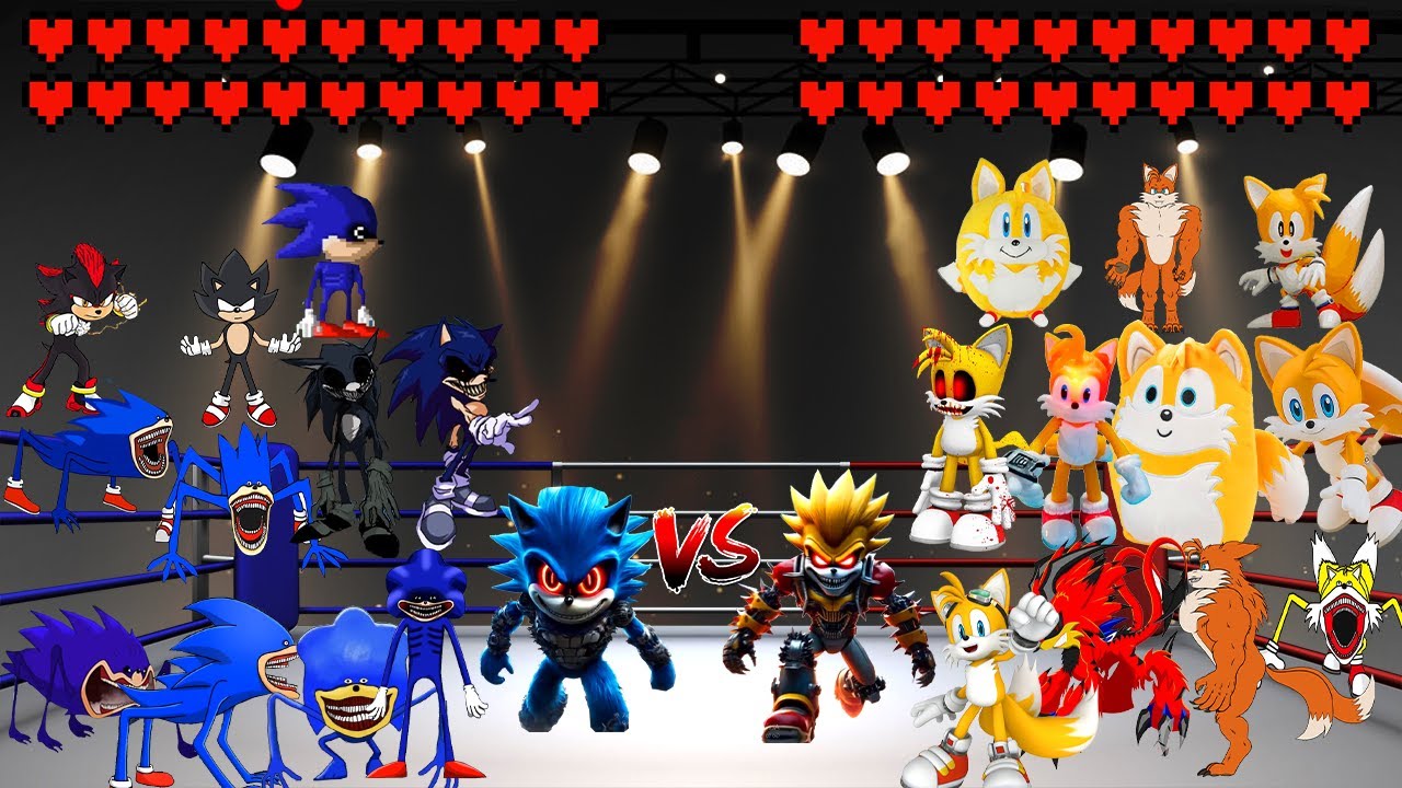 Shinsonic Monster Evolution vs Shin Tails Monster Evolution! Meme ...