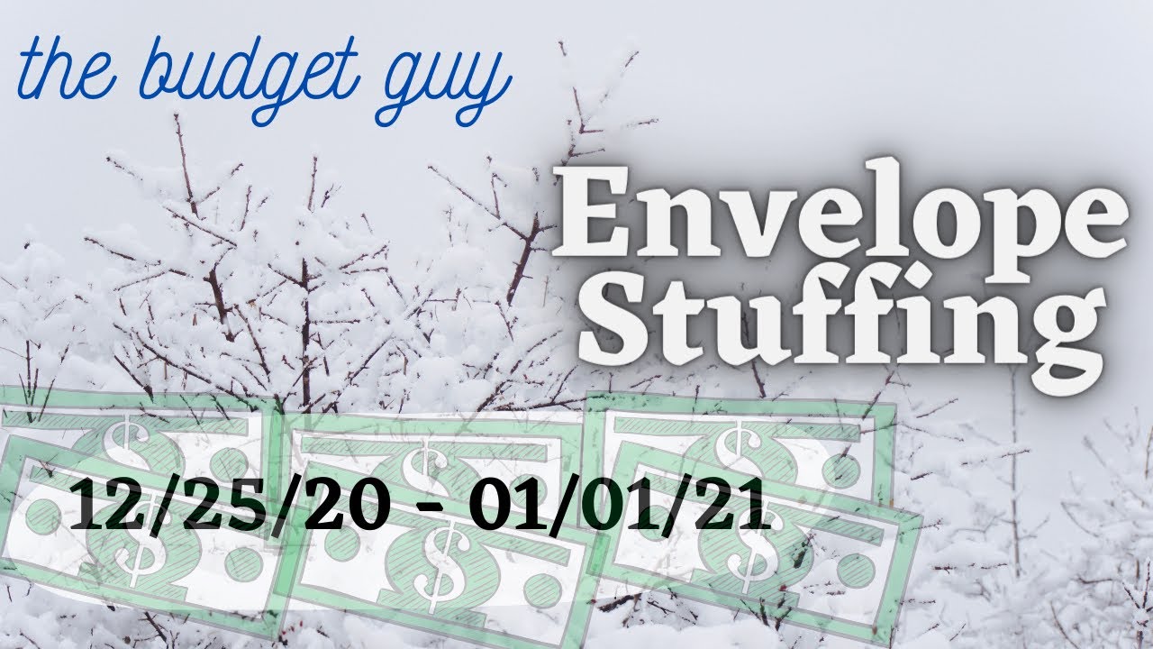 Cash/SF Envelope stuffing 💰💵 - Week of 12/25/20 - 1/1/21 - YouTube