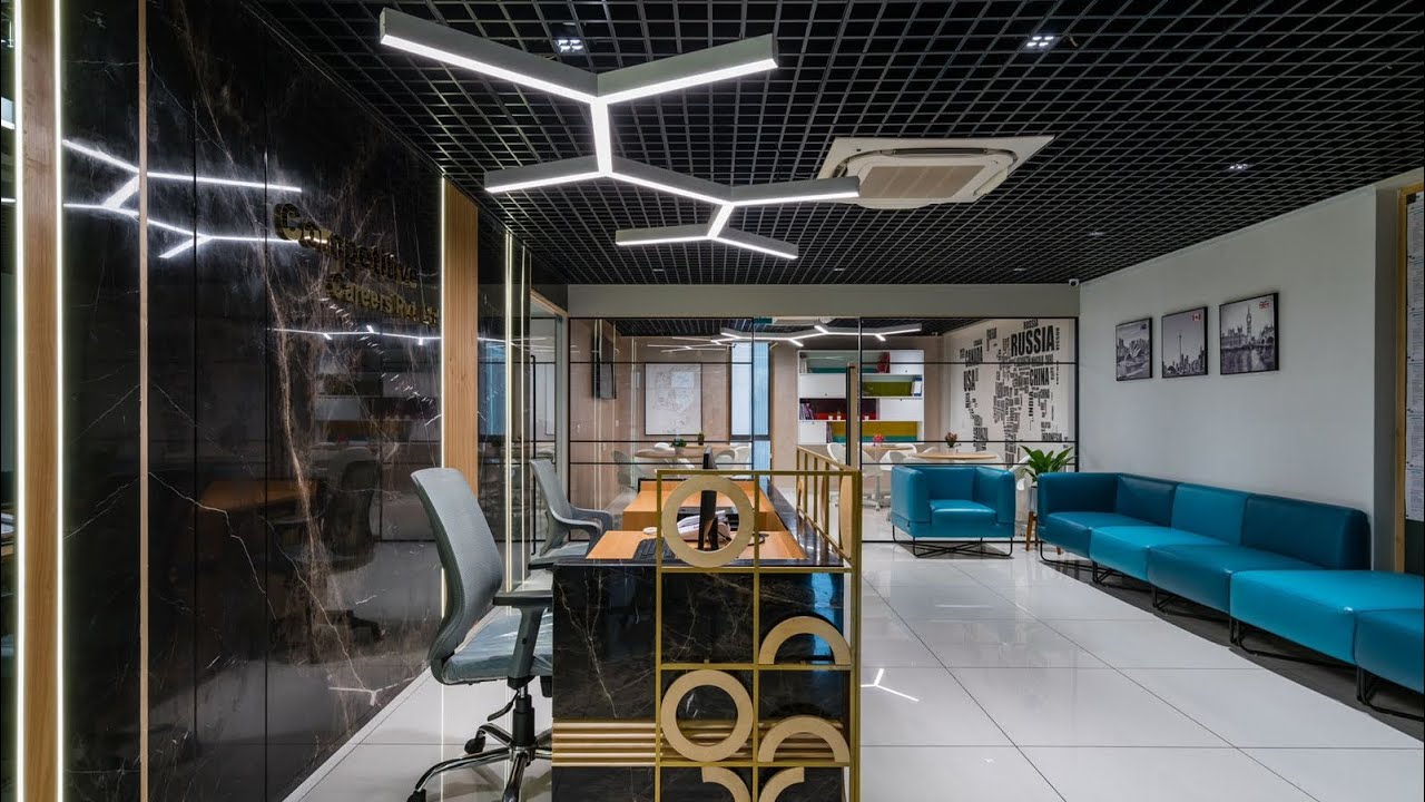 Office Design By 3 Square Design #officedesign - YouTube
