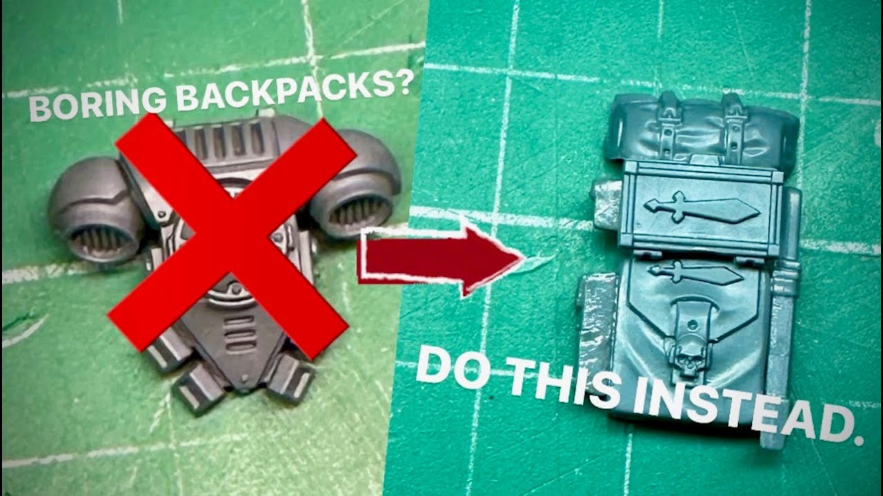 Bored Of Space Marine Backpacks? Kitbash Something better! - YouTube