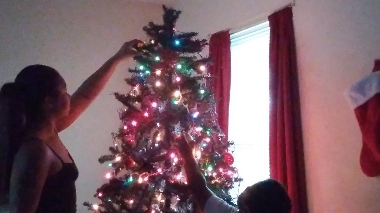 Putting up Our Christmas Tree | Vlog LATE UPLOAD - YouTube