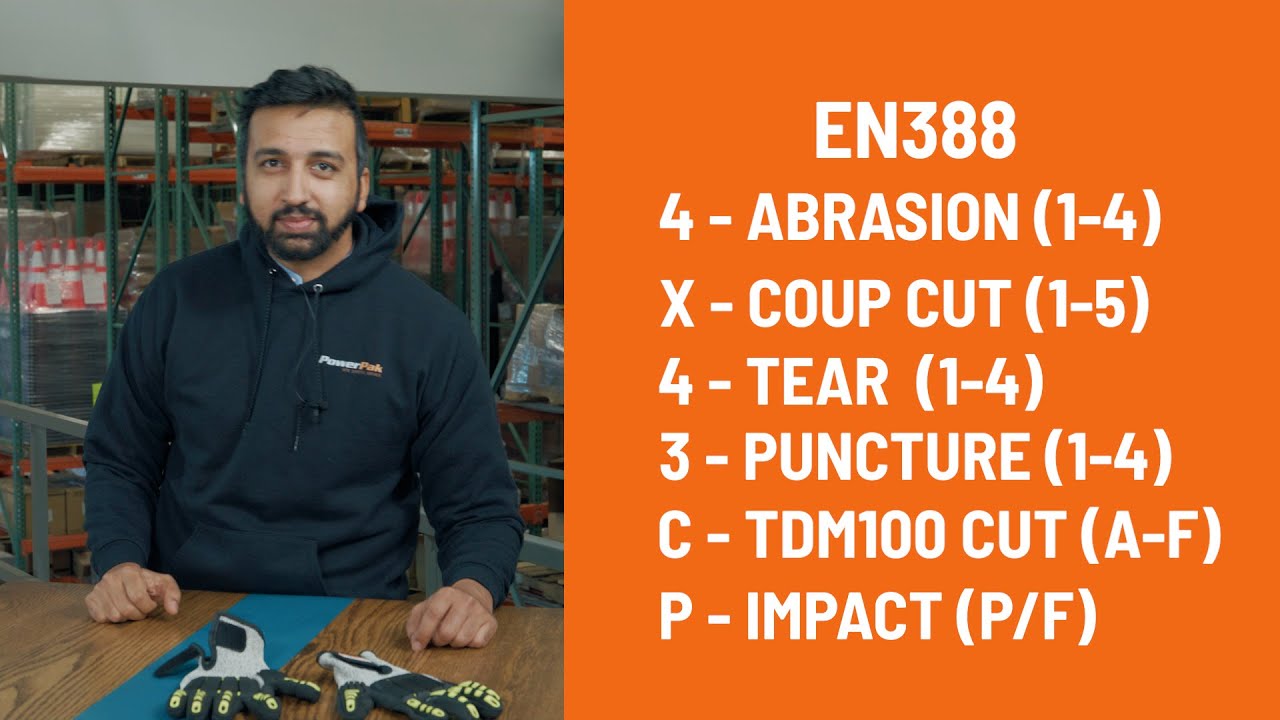 What do the EN388 Numbers Mean? - YouTube