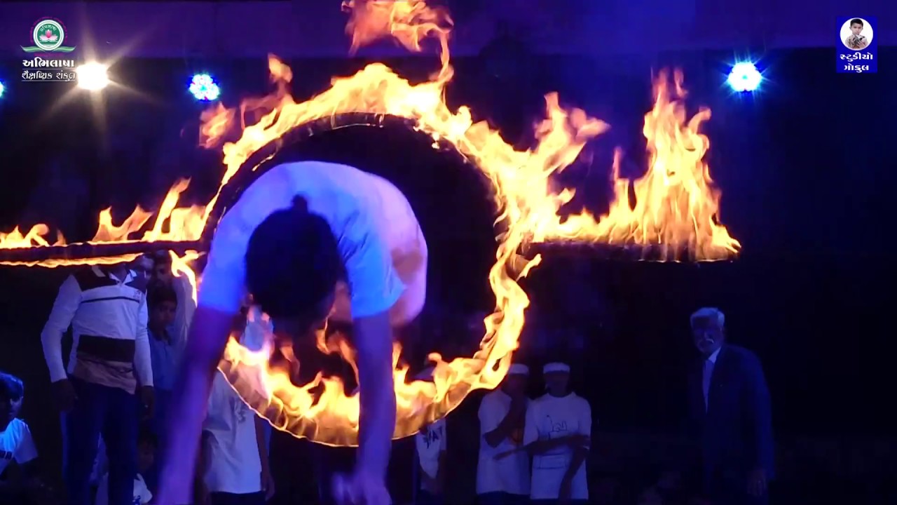 સળગતી રીંગ - લાગ્યો કસુંબીનો રંગ || TALENT OF FIRE RING - YouTube