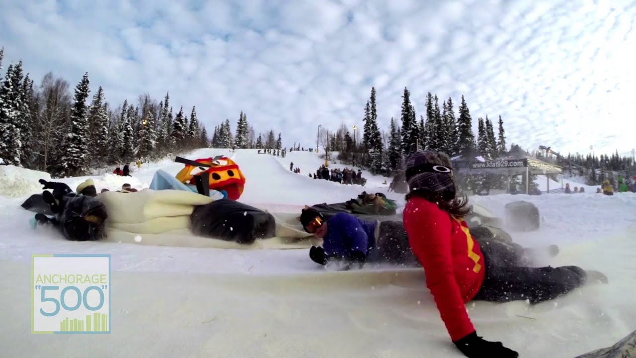Great Alaskan Bed Race 2014 - YouTube