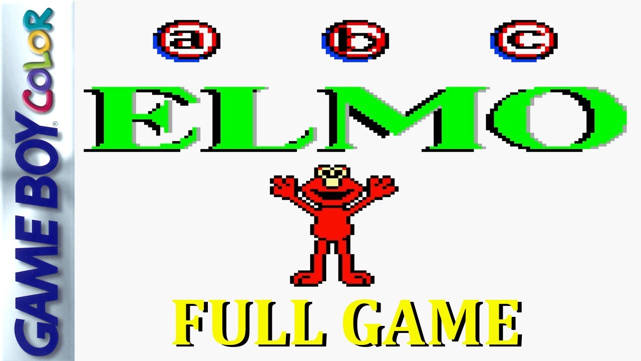 Sesame Street: Elmo's ABCs (Game Boy Color) - Full Game 1080p60 HD ...