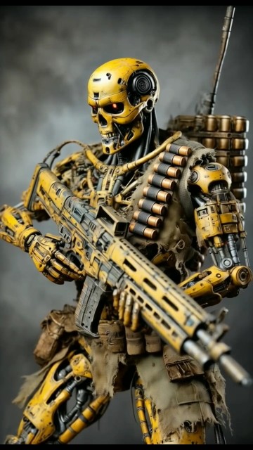 Hybrid Yellow Terminator💥 Memories of Terminator#ai#aisuperhero# ...