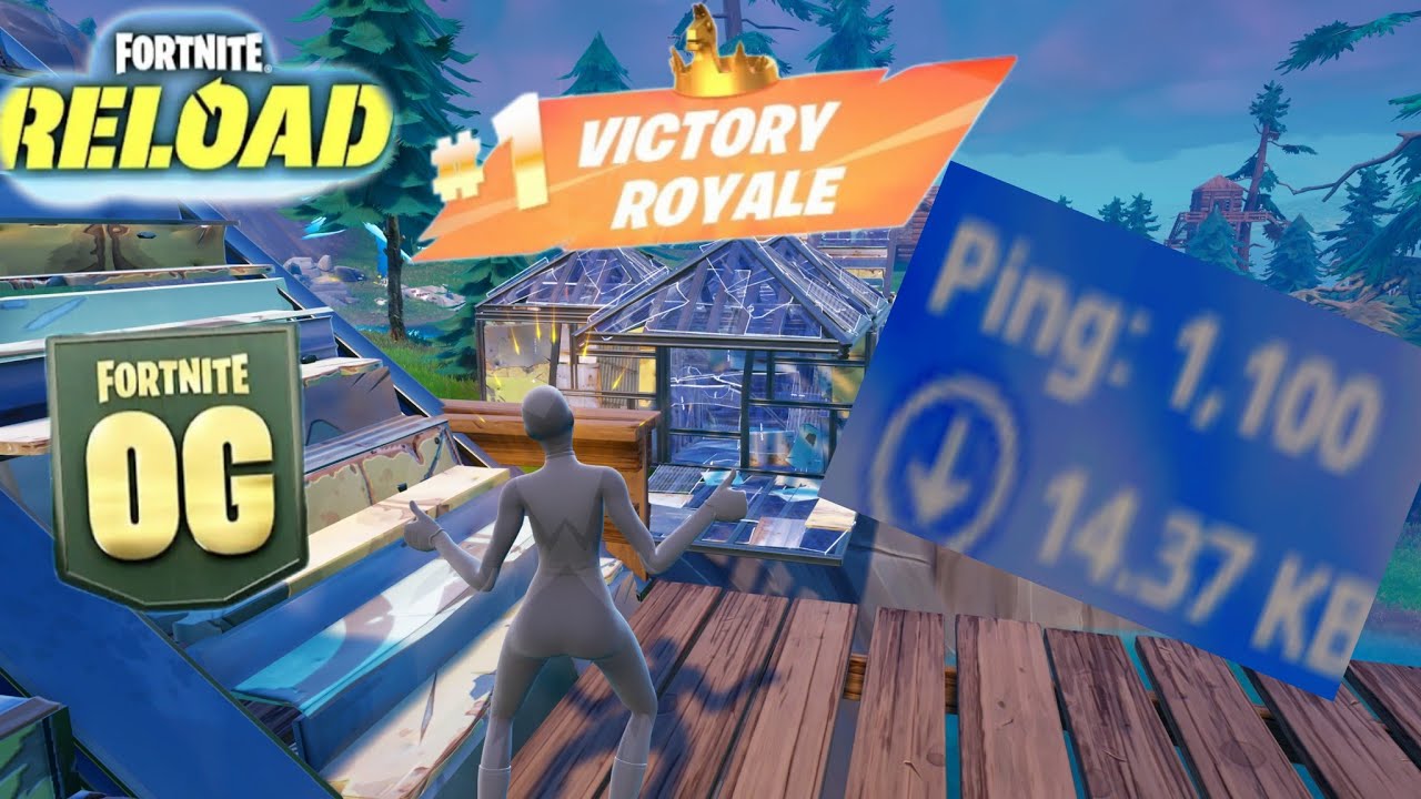 fortnite Ranked Reload unreal lobby victory despite high ping #fortnite ...