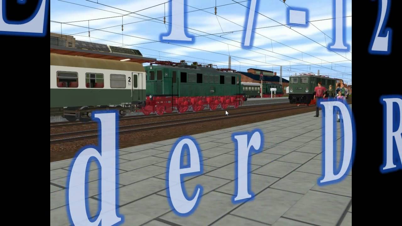 Trainz E 17 der DR - YouTube