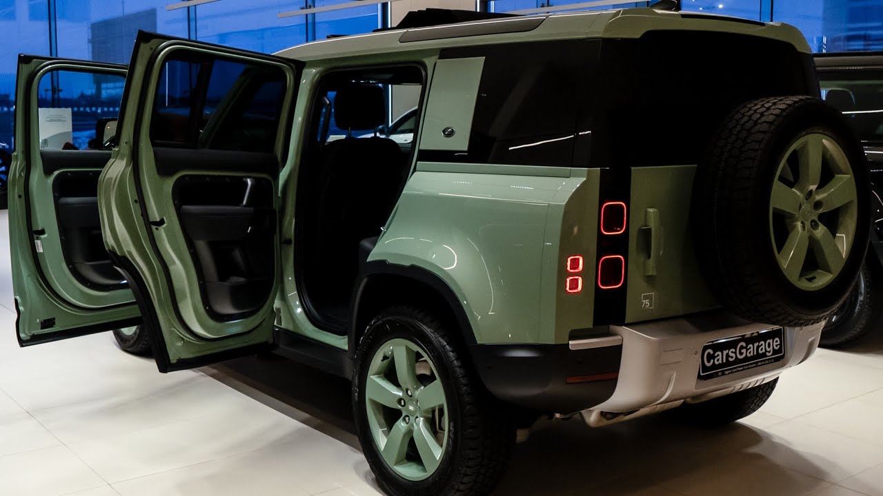 Green Land Rover Defender 110 75th Limited Edition - Luxury SUV in ...