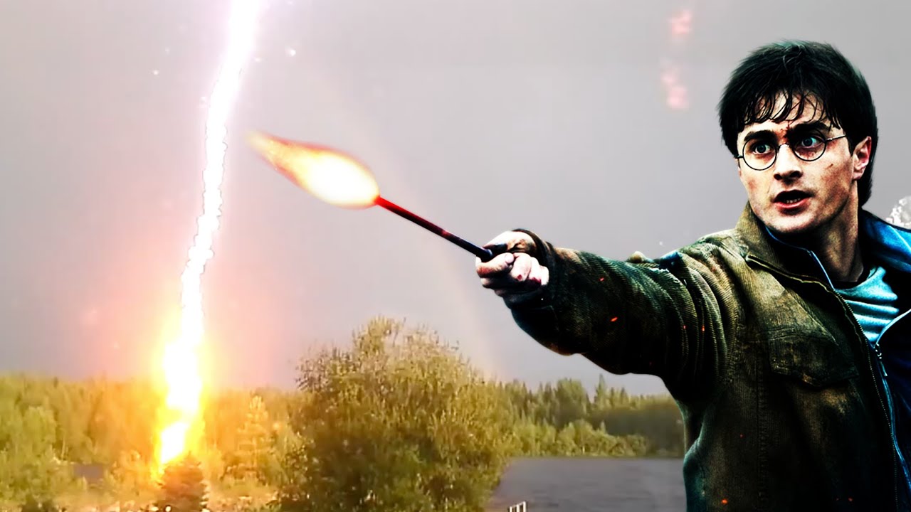 Harry Potter Explodes a Tree! - YouTube