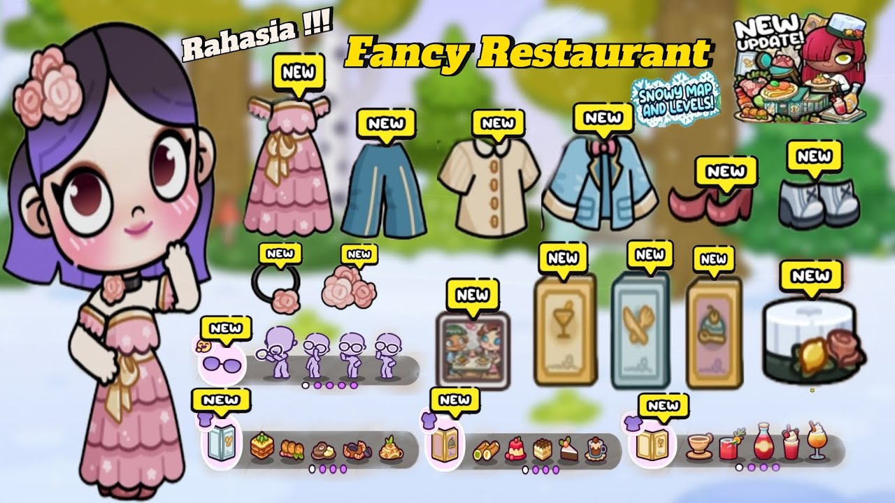 New Update All Secret of Fancy Restaurant | Avatar World - YouTube