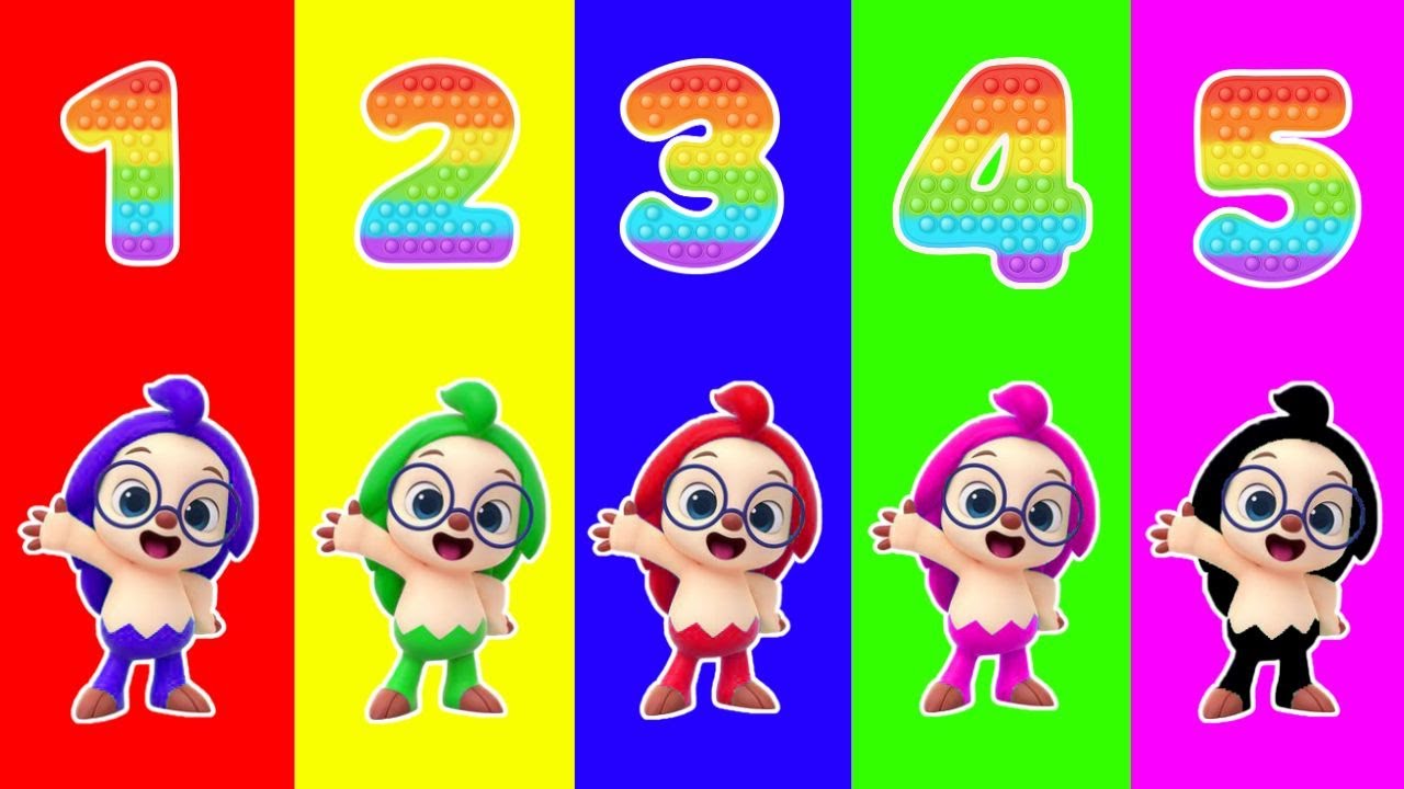 Numbers and Colors song | Nursery Rhymes & Kids Songs #cocomelon - YouTube