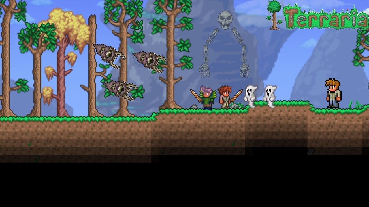 Morty and Jacks Retro disaster (Terraria) Master mode - YouTube