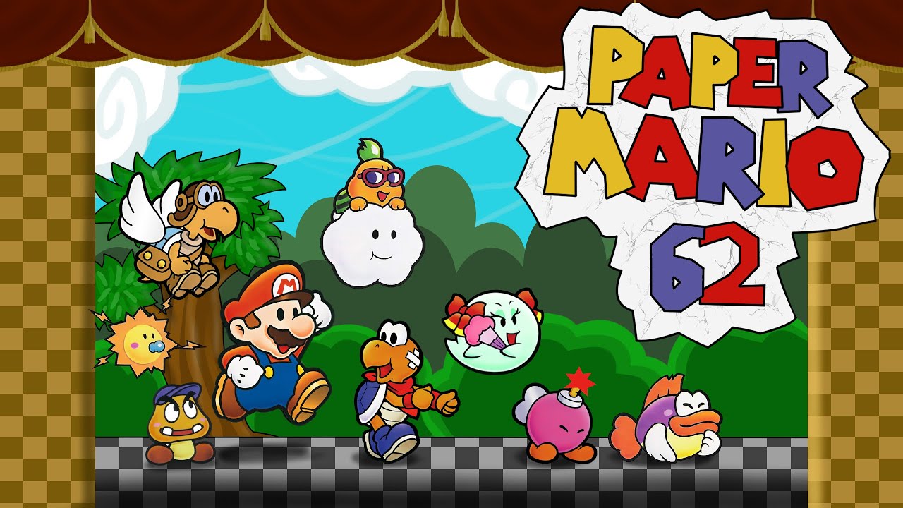 Paper Mario - #62 - Auf finstren Pfaden - YouTube