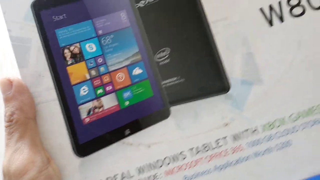 Advan Vanbook W80 Windows 8.1 - YouTube