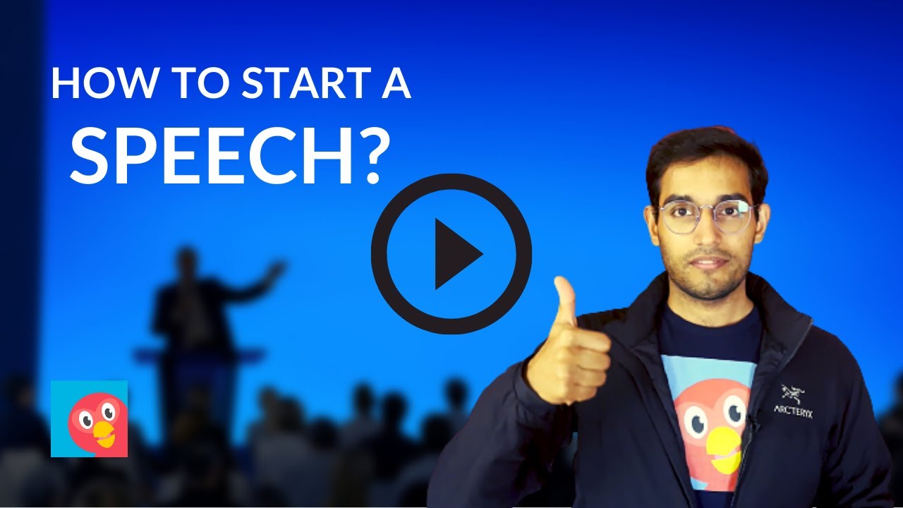 How to start a speech? The Best Techniques to Start a Speech - YouTube
