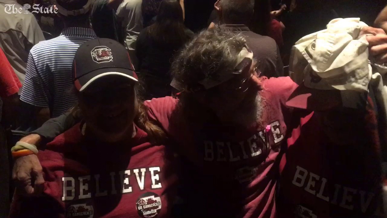 Gamecock Jesus the moment South Carolina Women's Basketball won the ...