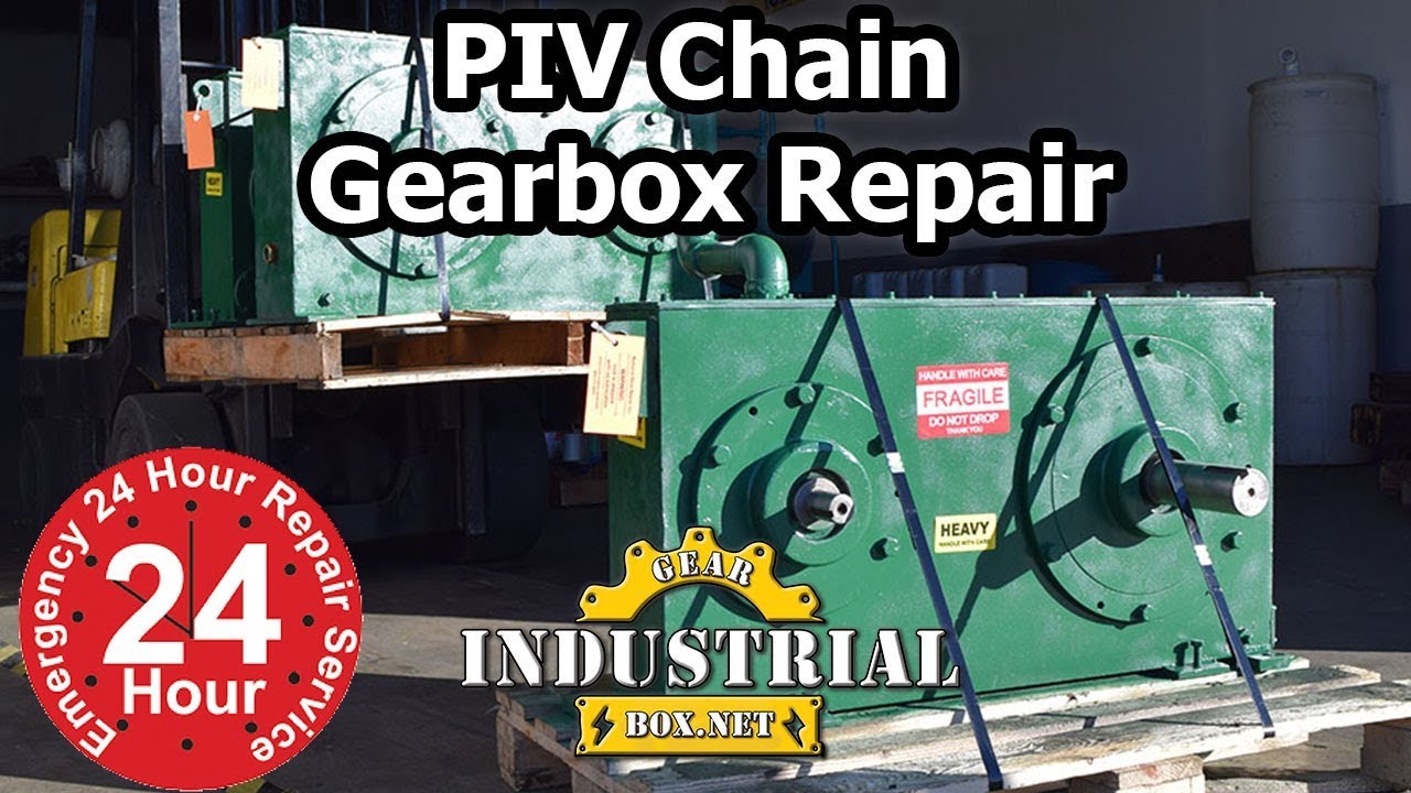 PIV Chain Gearbox Repair 24 Hour Rush Repair - YouTube