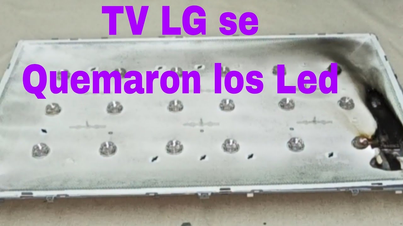 TV LG Cambiar Kit Led paso a paso - YouTube