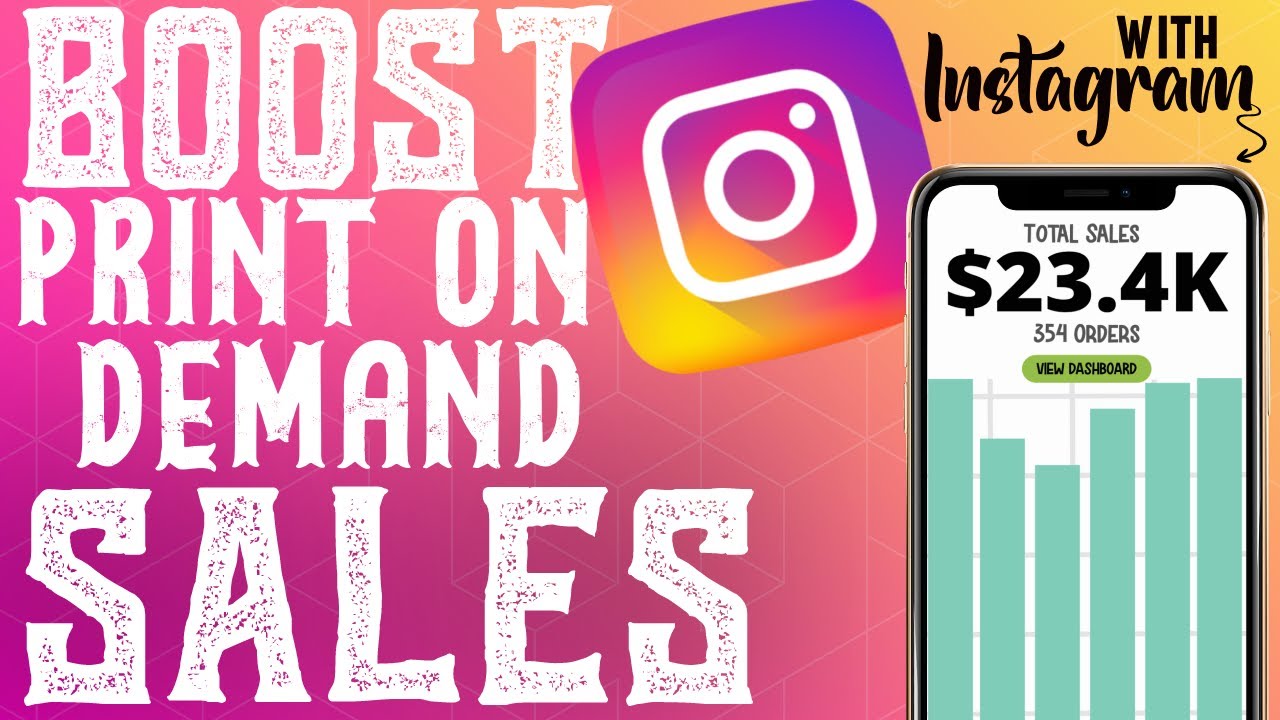 How To Use Instagram MarketingTo Boost Print on Demand Sales - YouTube