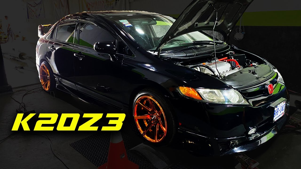 K20Z3 con modificaciones básicas y programación con Hondata FlashPro ...
