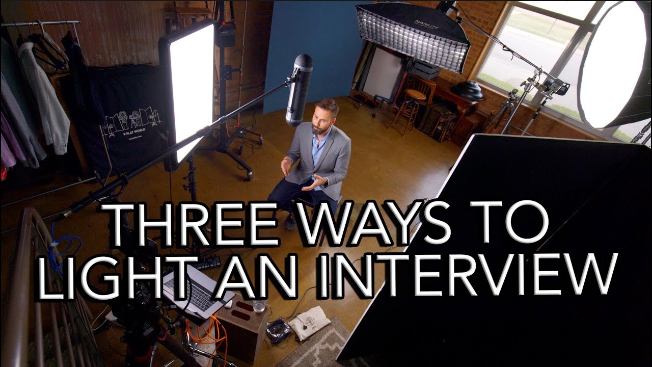 Why I dont like to be on camera. Plus three great interview lighting ...