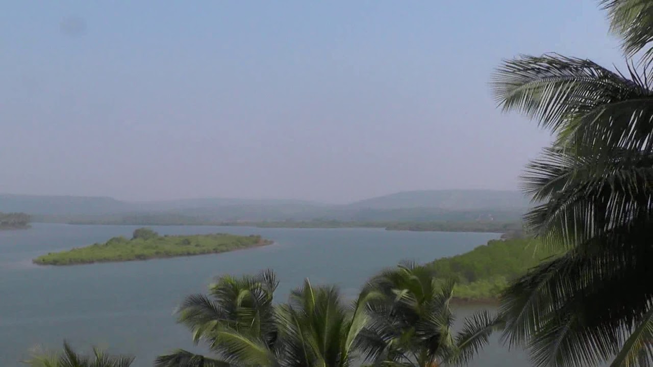 FREE stock footage royalty free river in goa india - YouTube