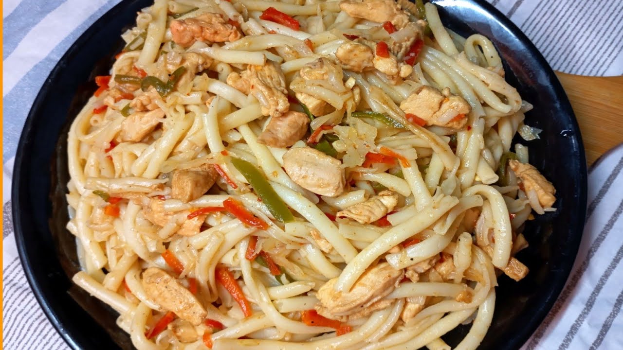 Long Macaroni Recipe | How to Make Chicken Macaroni Recipe | Quick ...