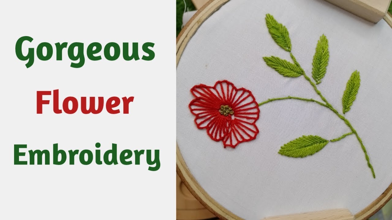 You Won't Believe How Easy This Embroidery Pattern Is To Make - YouTube