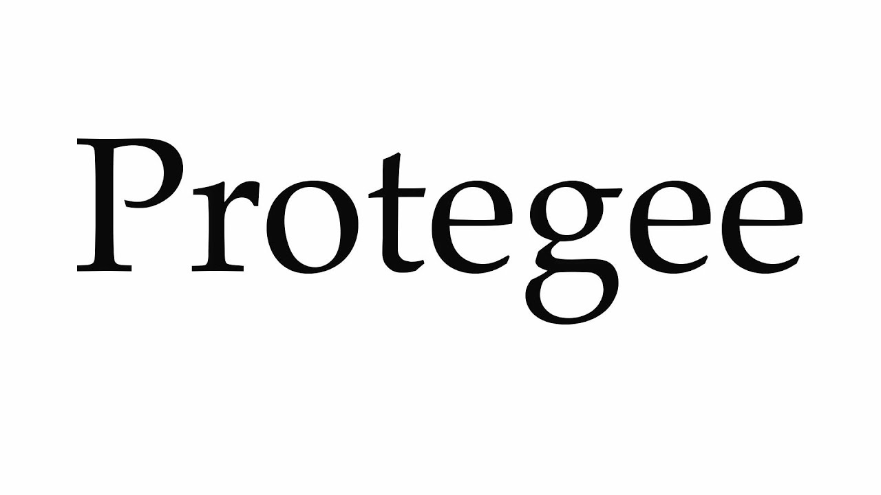 How to Pronounce Protegee - YouTube