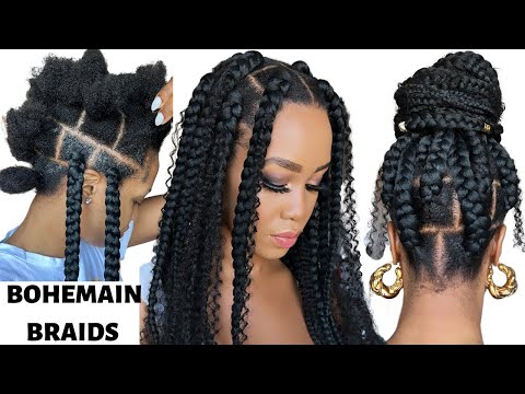 🔥CAN'T GRIP BOX BRAIDS? Try this beginner Friendly step by step / 🚫NO RUBBER BAND / Tupo1