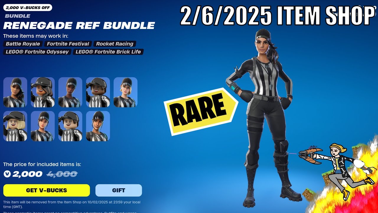 *RARE* Referee Skins Return! | Fortnite Item Shop (6/2/2025) - YouTube