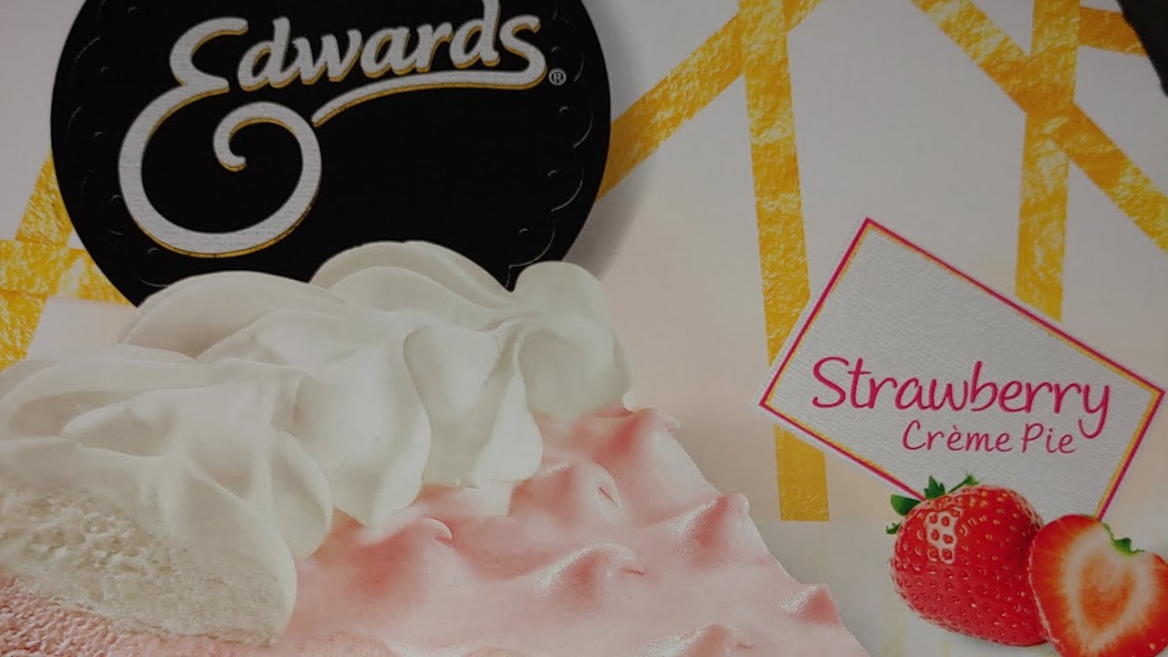 Taste Test Edwards Strawberry Cream Pie Review - YouTube