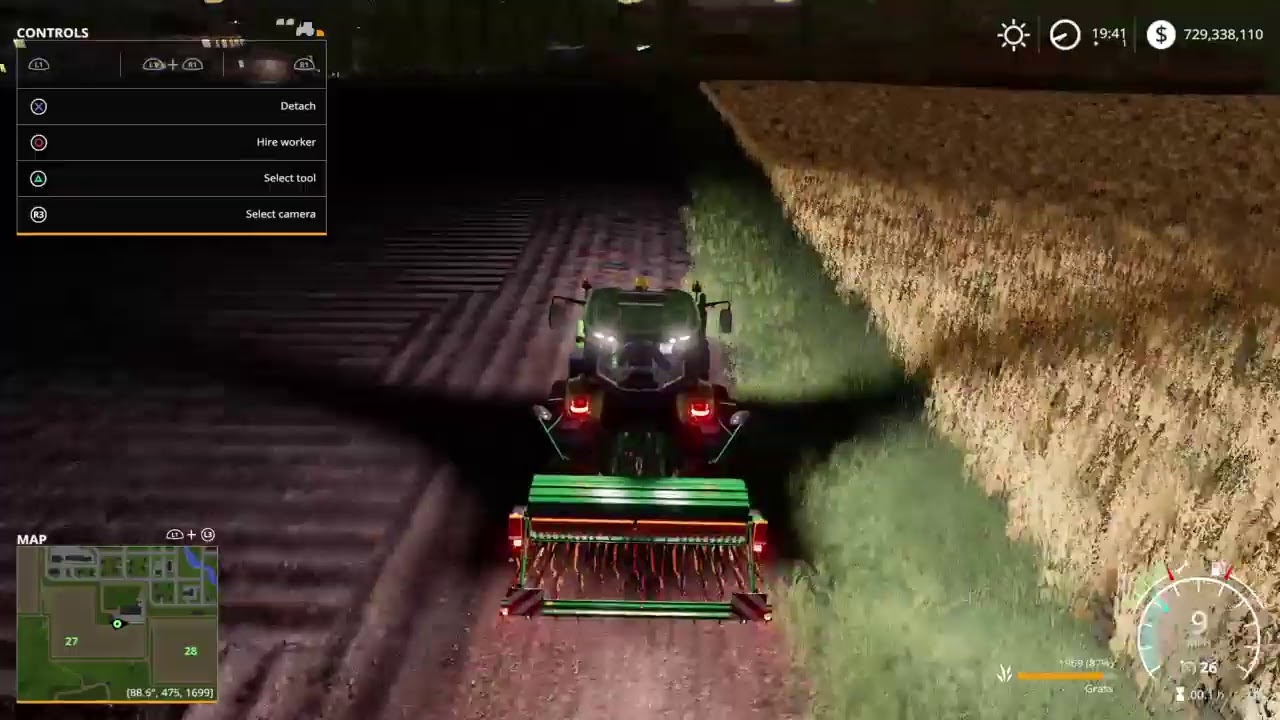 FS19 landscaping stream 1 pt2 - YouTube