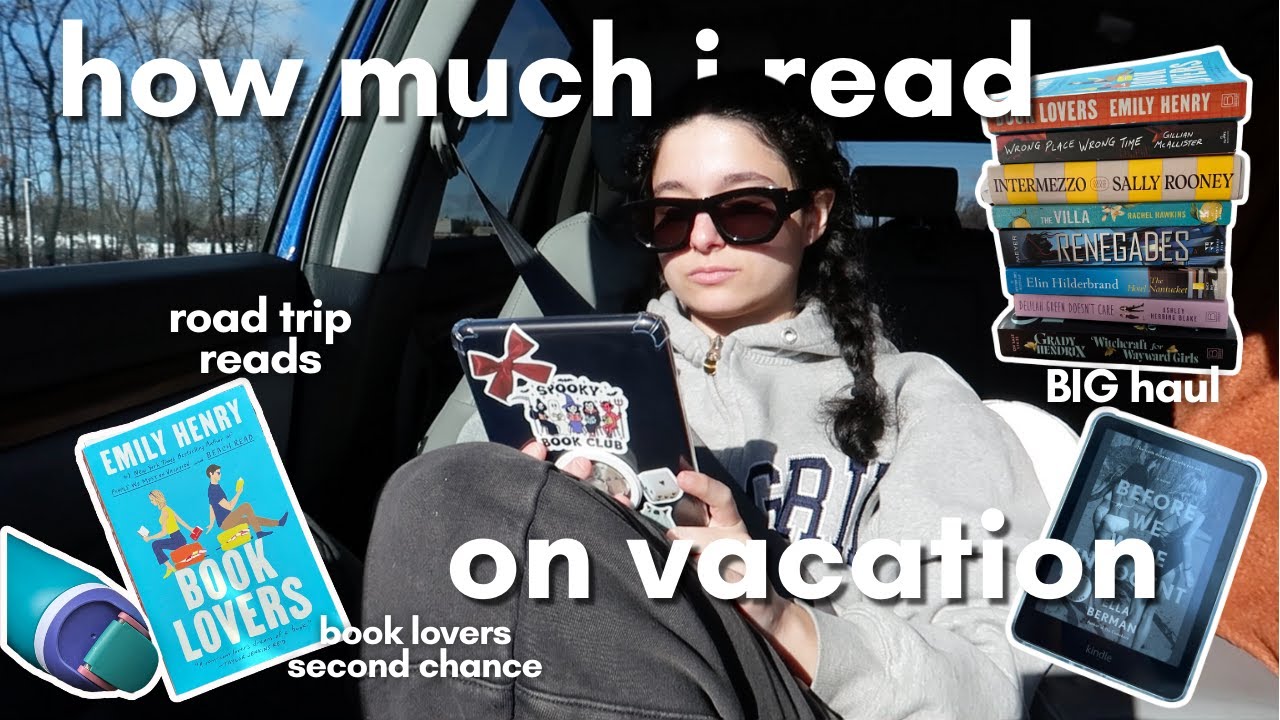 what i read on vacation | reading vlog ️☀️📖 - YouTube