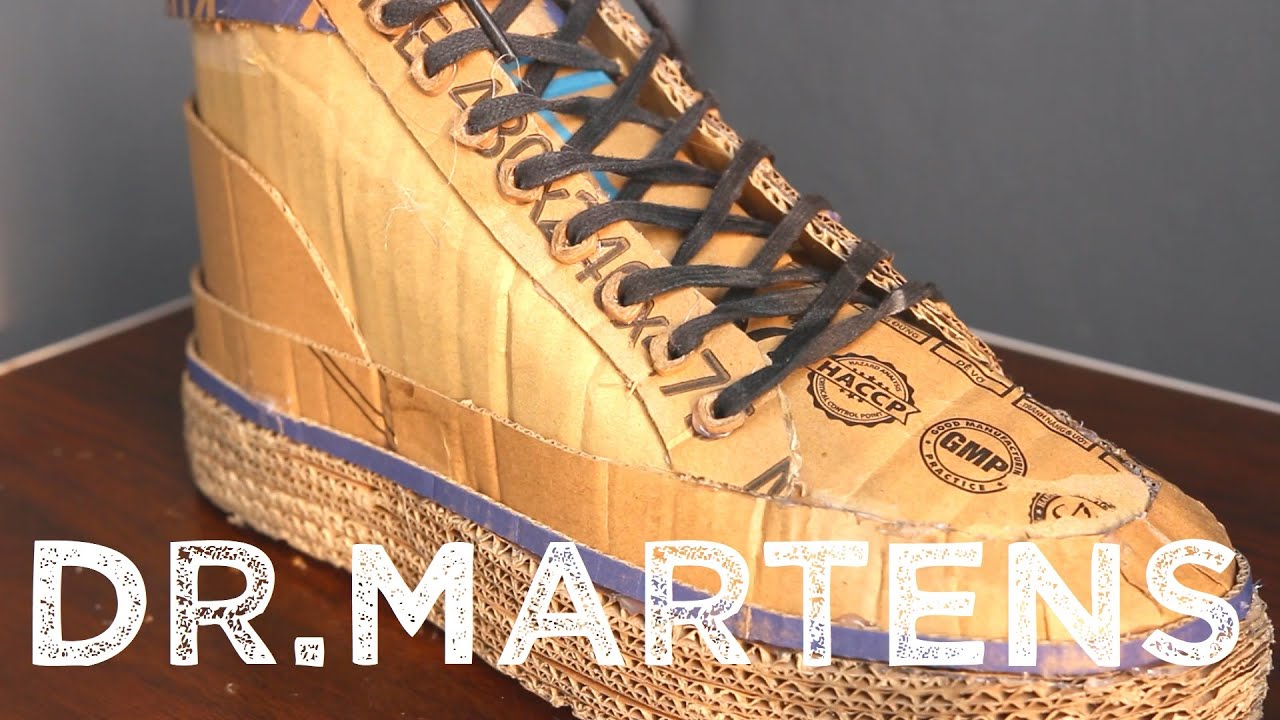 Make Realistic Cardboard Shoes - YouTube