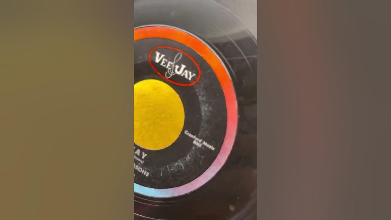 The Four Seasons/Beatles Frankie Valli Vee Jay 45 Stay 581/Please Please Me 582 Mis-Labled ...