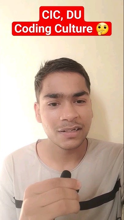cic du Coding Culture 🤔 #shorts #cic #delhiuniversity #btech - YouTube