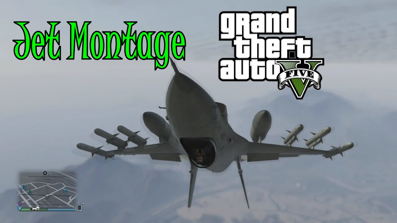 Jets... Mostly | GTA Online Jet Montage - YouTube