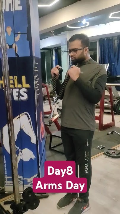 100 Days Gym Challenge | Day8 Arms Day #100dayschallenge #gym #motivation #nevergiveup # ...