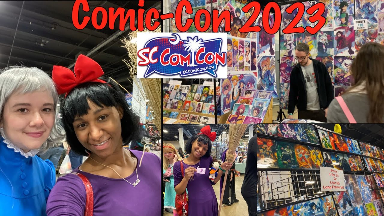 I WENT TO MY VERY FIRST COMIC-CON! (SC Comic-Con 2023) | Vlog 15 - YouTube