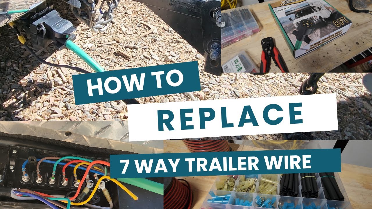 How to Replace 7 Way Trailer Plug - YouTube