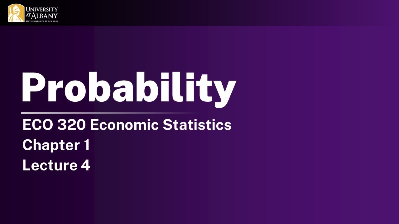 [ECO320] Chapter 01 Probability (4) - YouTube