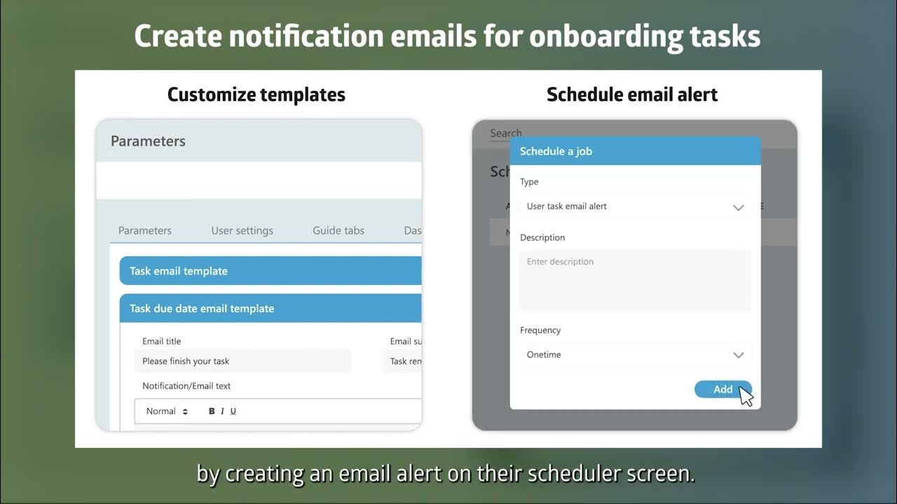Create custom notification emails for onboarding tasks (and offboarding) - YouTube