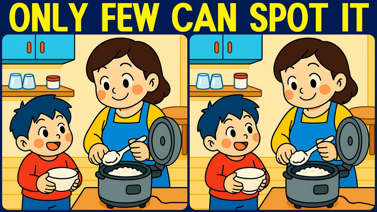 [Spot the Difference Brain Training] The subtle differences will test ...
