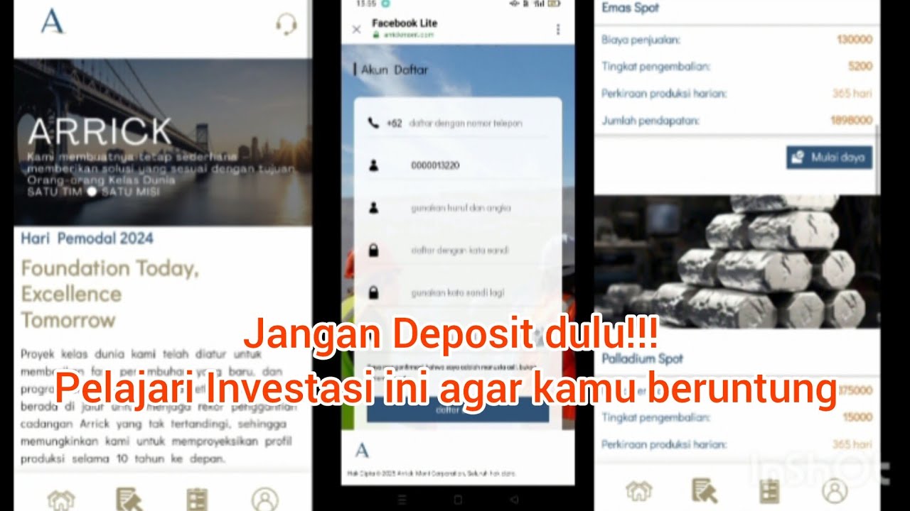 Apakah Aplikasi ARRICK Investasi Bodong? Fakta Sebenarnya Investasi ...
