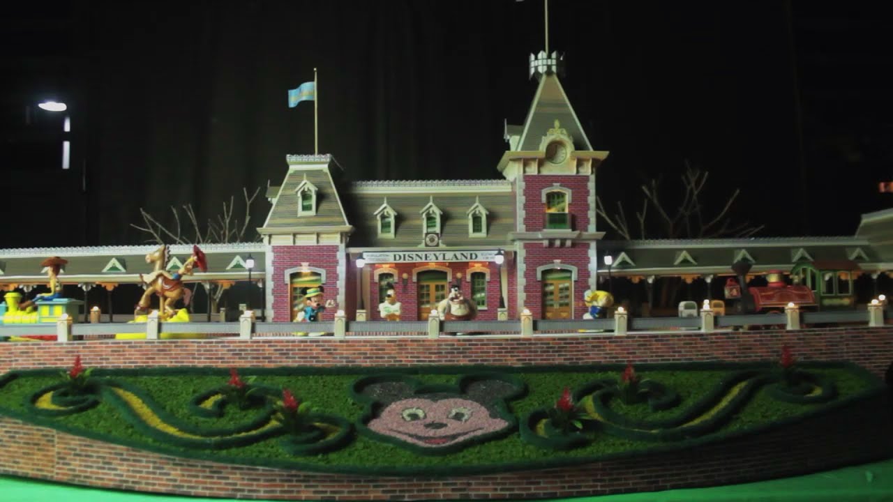 How to Make Disneyland Railroad Train Station Miniature Diorama ...