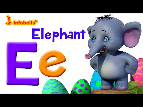 Phonics Songs for Kids | E is for Elephant | Infobells - YouTube