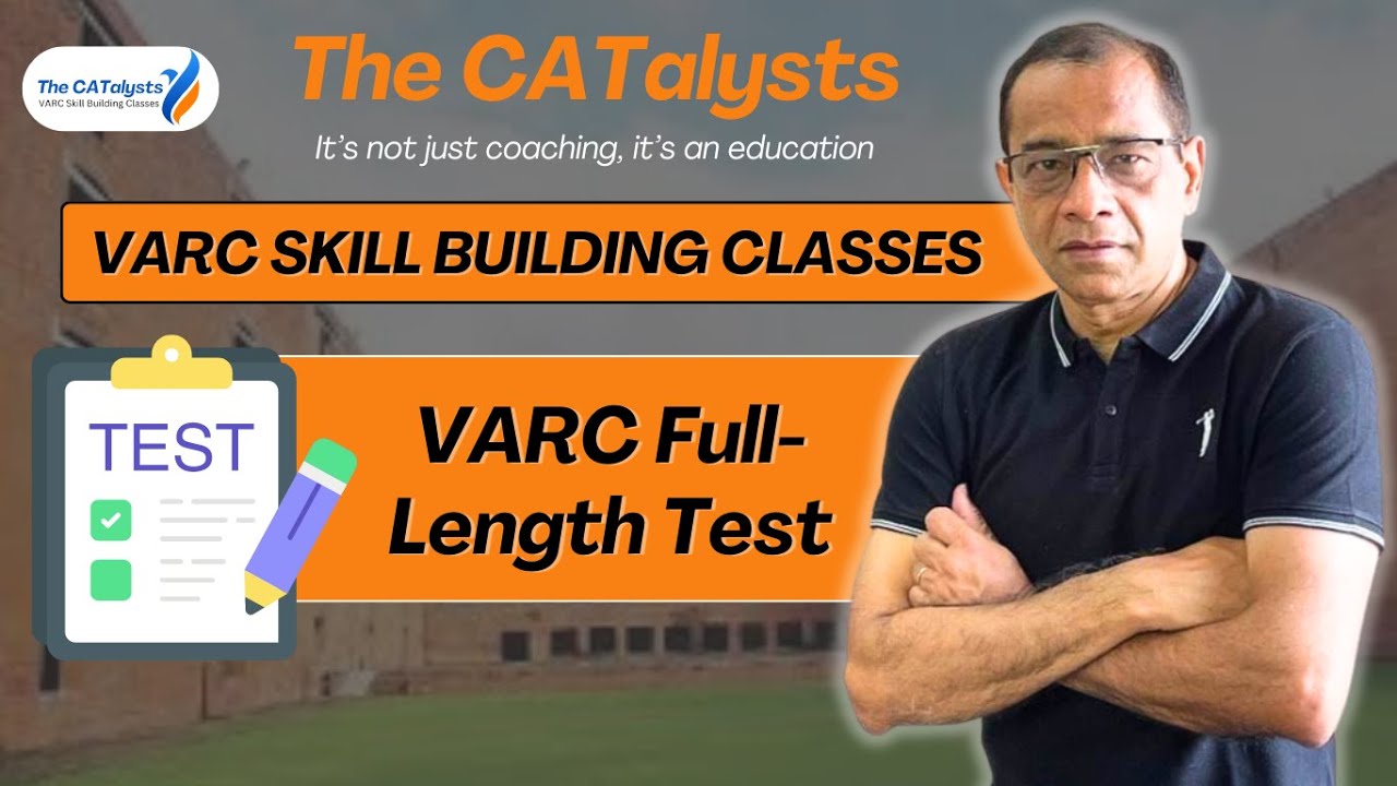 VARC Full length test 11 Aug 2024 - YouTube