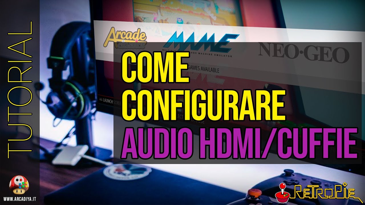 Come configurare l'uscita audio HDMI/Cuffie [Retropie] - YouTube